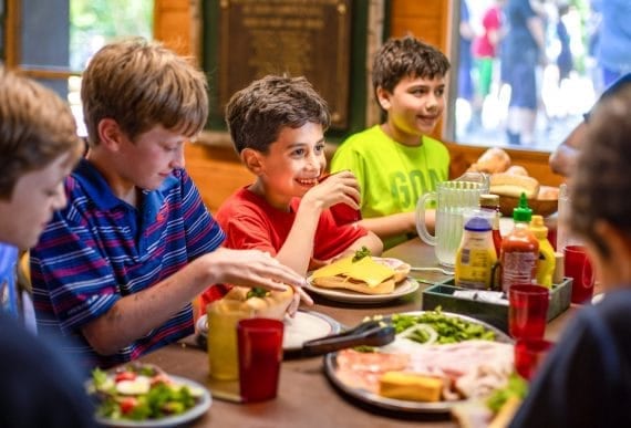 First Time Campers at Awosting Summer Camp for Boys